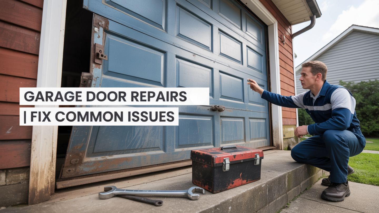 Garage Door Repair: Common Problems, Fixes & Maintenance Tips